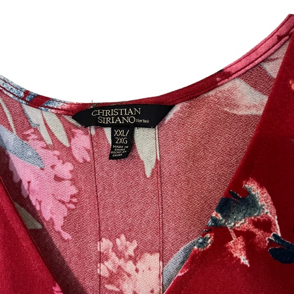 Christian Siriano | Dresses | Christian Serrano Dress Hawaiian Red ...
